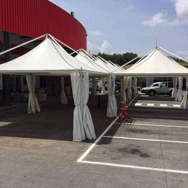 4X4 - CHAPITEAU - ACIER - BLANC - Fabricom Chapiteaux